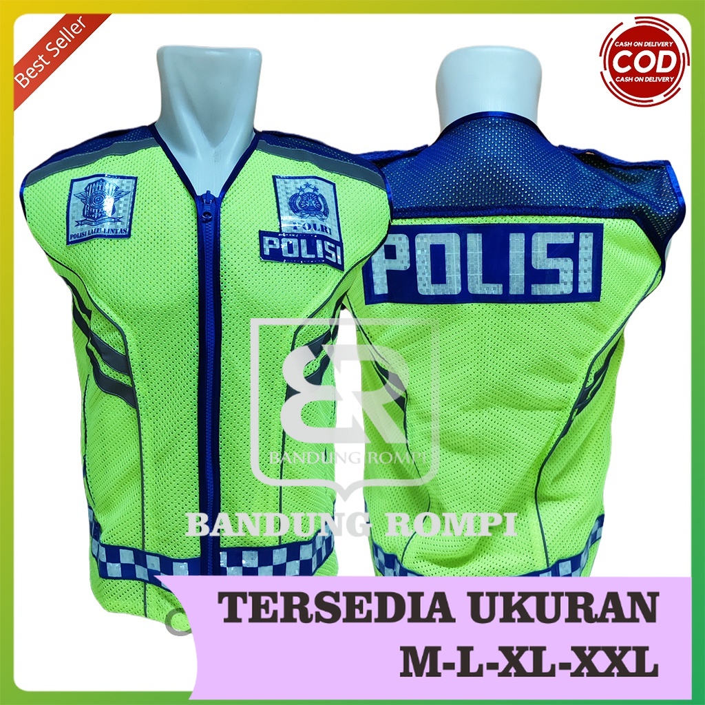 Jual Bandung_Rompi Rompi Polisi Bahan Jala Tipis High Quality | Rompi ...