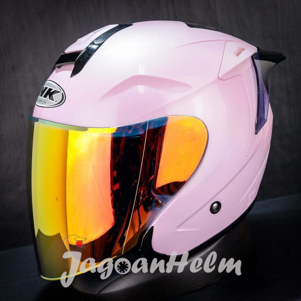 Jual INK HELM DYNAMIC SOLID | SAKURA PINK | DINAMIC SINGLE VISOR ...