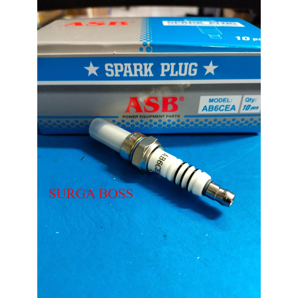 Jual BUSI MOTOR AB6CEA KHARISMA KIRANA SUPRA 125 WAVE KPH MERK merk ASB ...