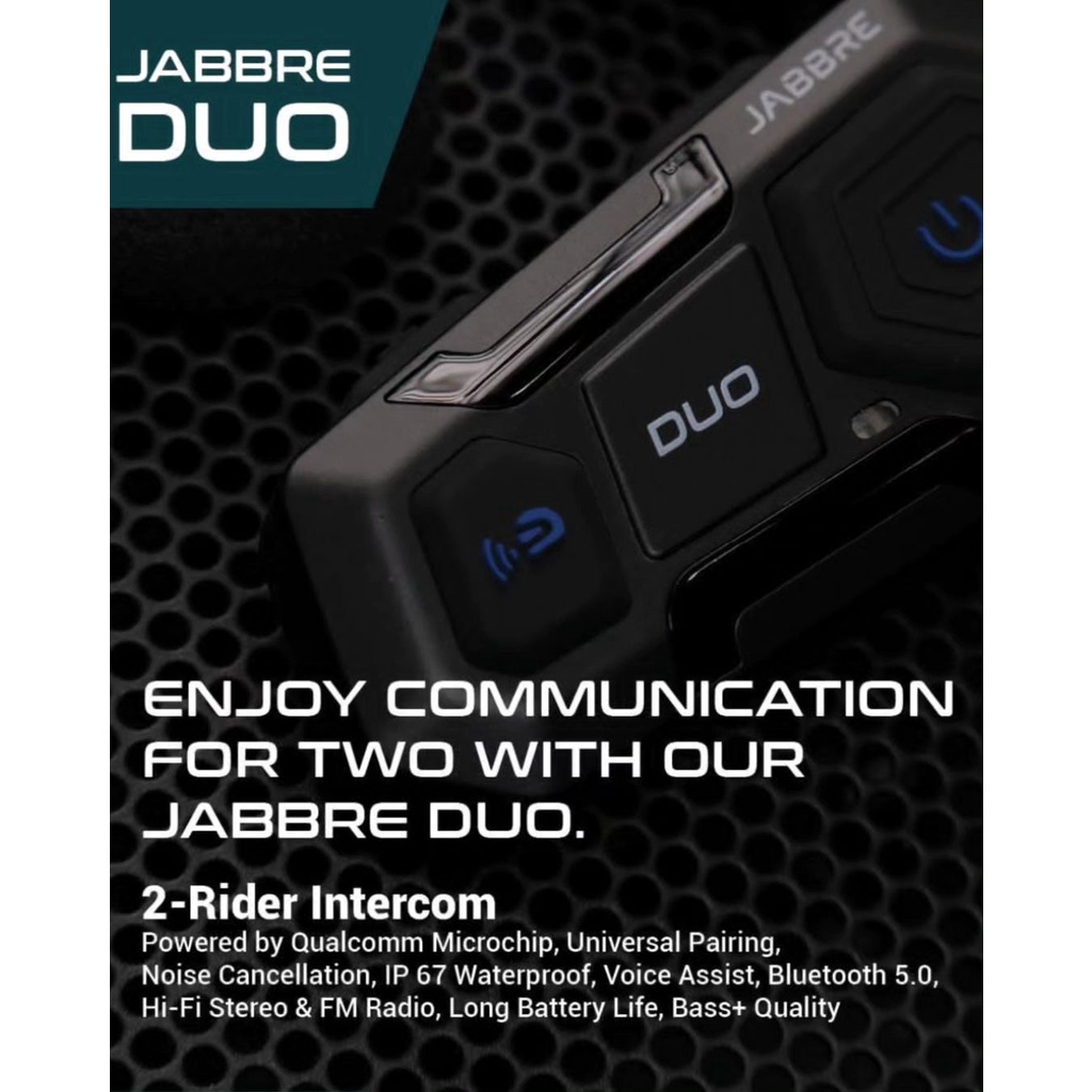 Jual Intercom - JABBRE MOTORCYCLE 2 RIDERS Original | Shopee Indonesia