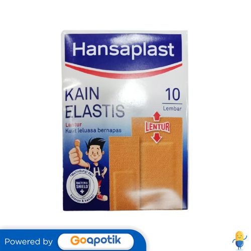 Jual Hansaplast Kain Elastis Lentur Pack 10 Pcs (8 Standar + 2 Jumbo ...