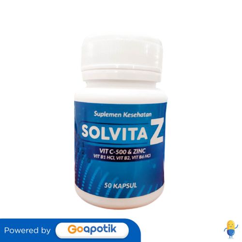Jual Solvita Z Botol 50 Kapsul | Shopee Indonesia