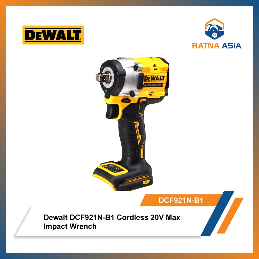 Jual Dewalt Cordless Impact Wrench SQ 1/2" 20V Max DCF921N (Unit Only ...
