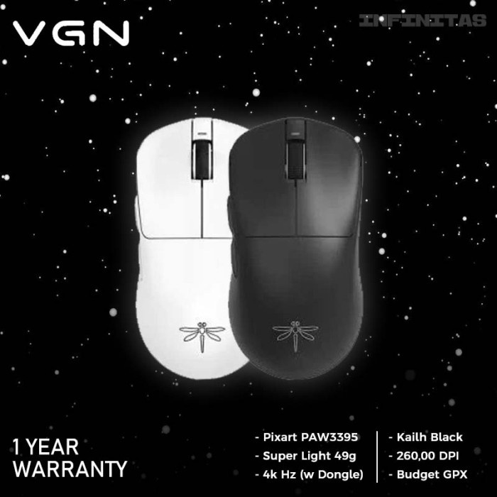 Jual VGN DragonFly F1 Pro Wireless Light Weight Gaming Mouse | Shopee ...