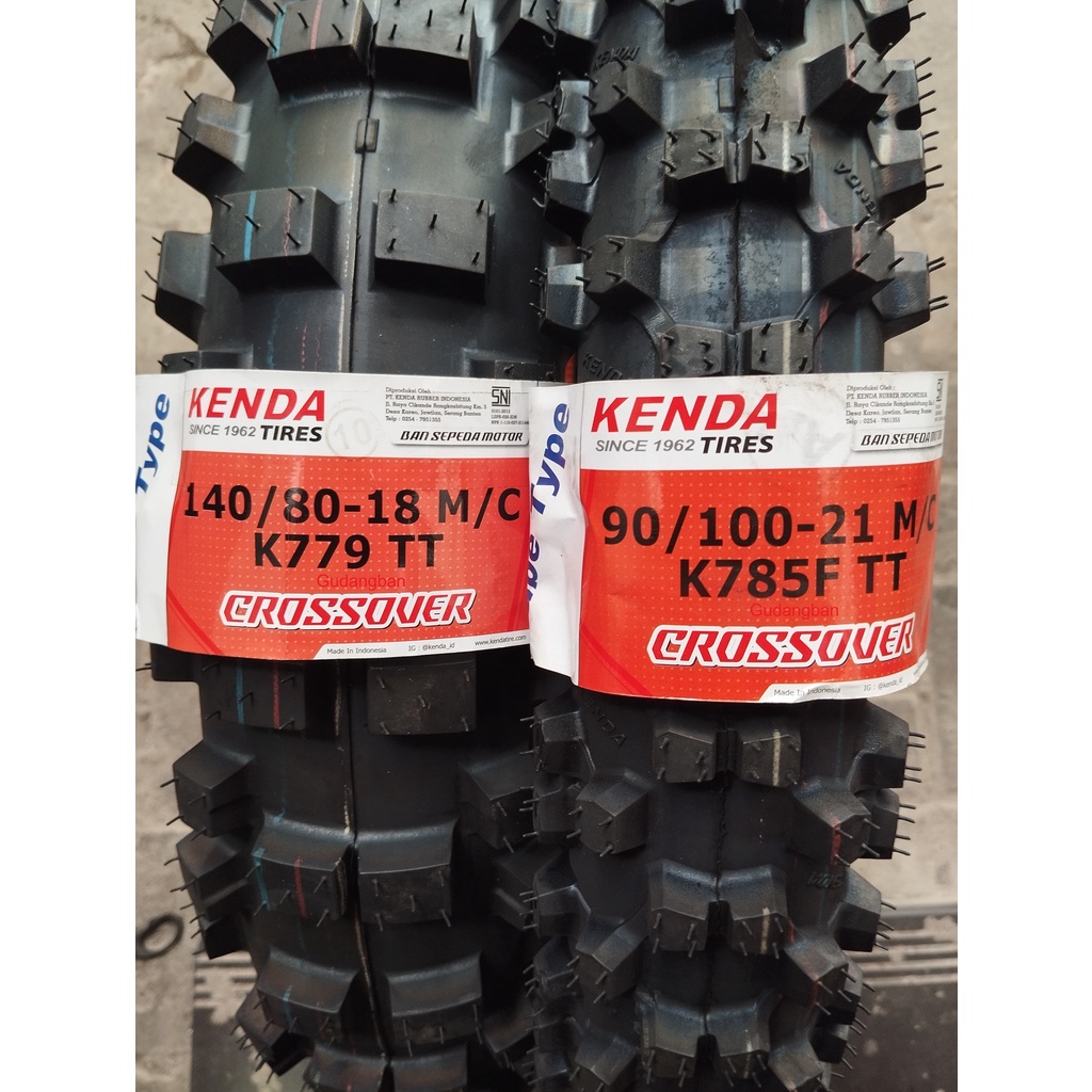Jual Paket KENDA K785 & K779 90 100 21 dan 140 80 18 MILVILLE II ...