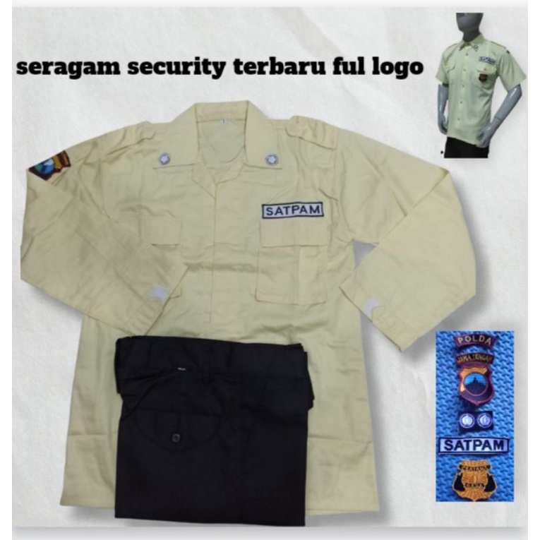Jual Seragam satpam pdh pdl krem Security Cream terbaru 2024 Pdh-Pdl seragam satpam security ...