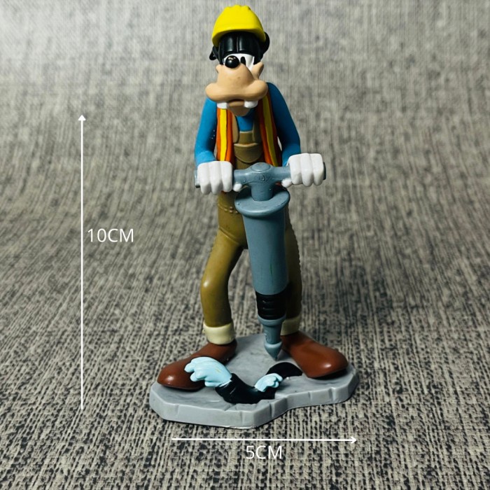 Jual Disney Construction Worker Goofy Jack Hammer PVC Figure Second ...