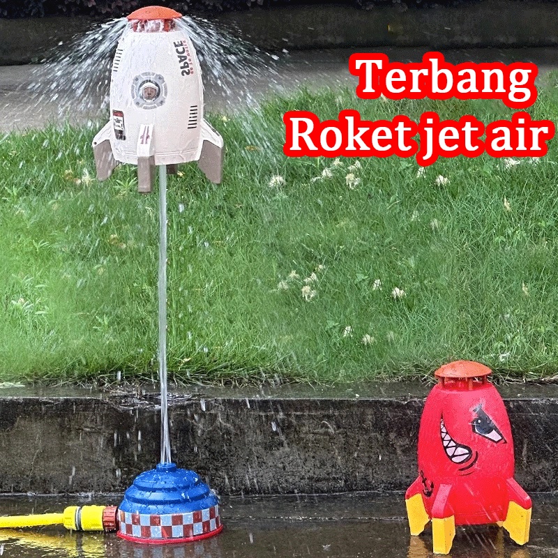 Jual Mainan Roket Air water / Rocket Roket Berputar Percikan Air / Laki ...