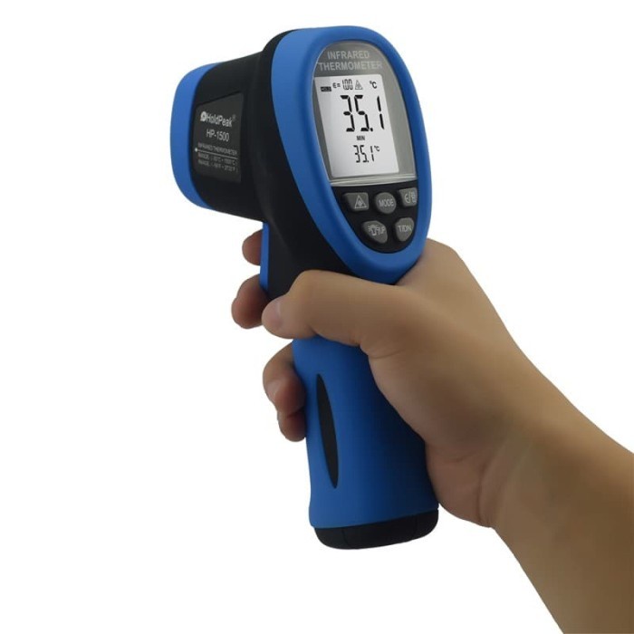 Jual Holdpeak HP-1500 Digital Laser Infrared IR Thermometer Gun 1500C ...