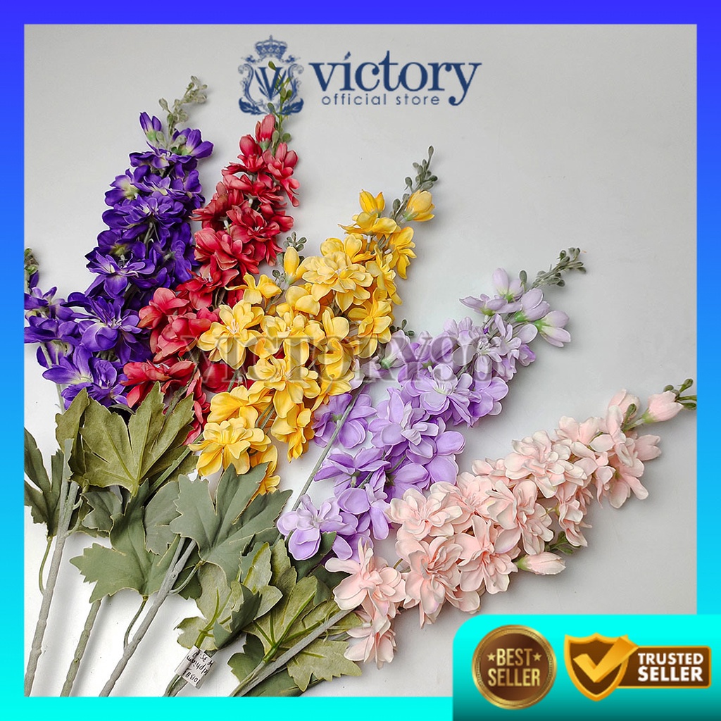 Jual Bunga Delphinium Spring - bunga artificial Snapdragon - Bunga ...