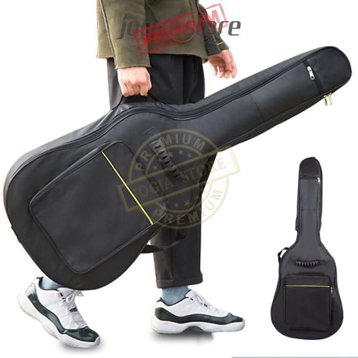 Jual Tas Gitar Oxford Double Strap Waterproof Softcase Gitar 40-41 Inch ...