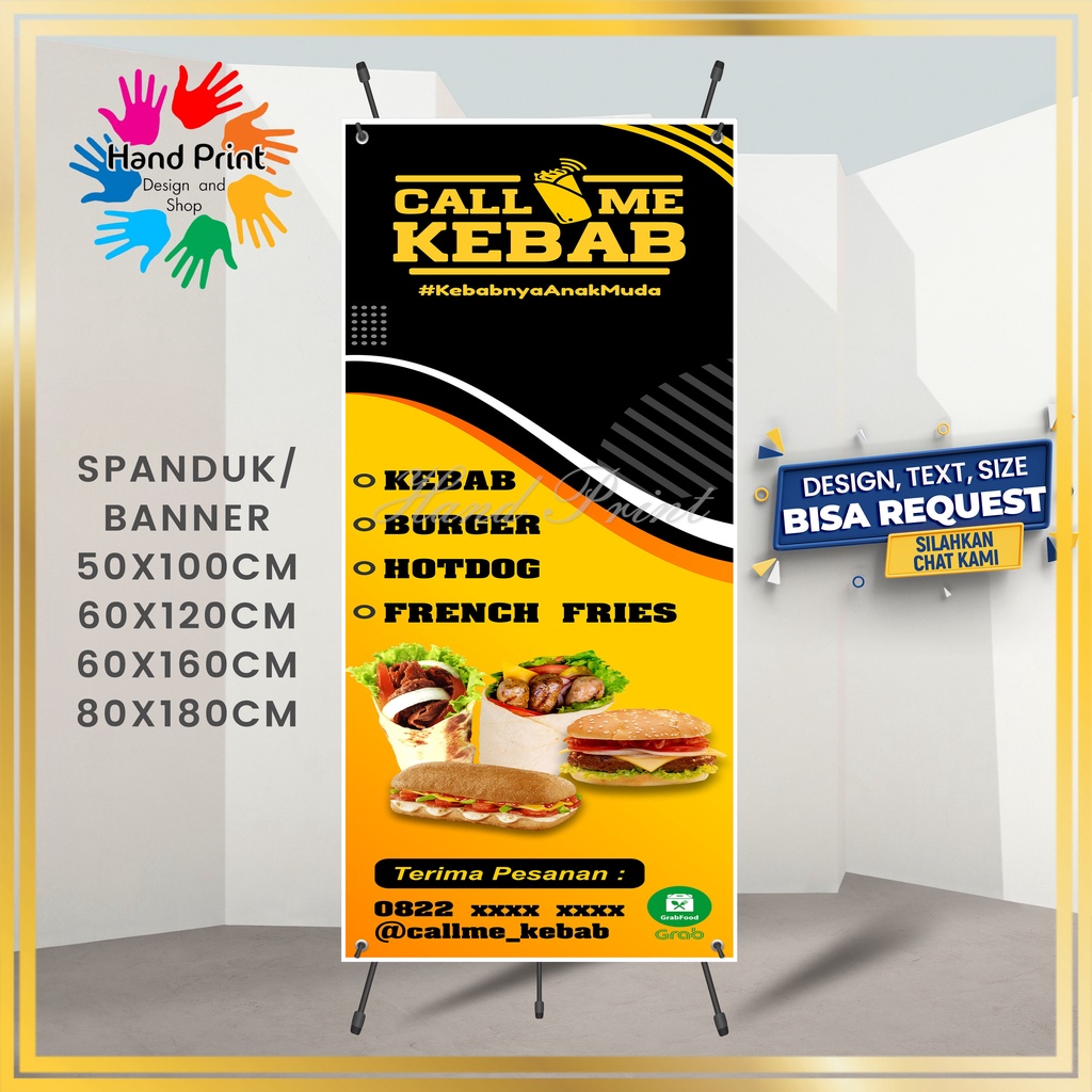 Jual Cetak SPANDUK / BANNER MMT Kembab Street Food Super Potato Crunch ...