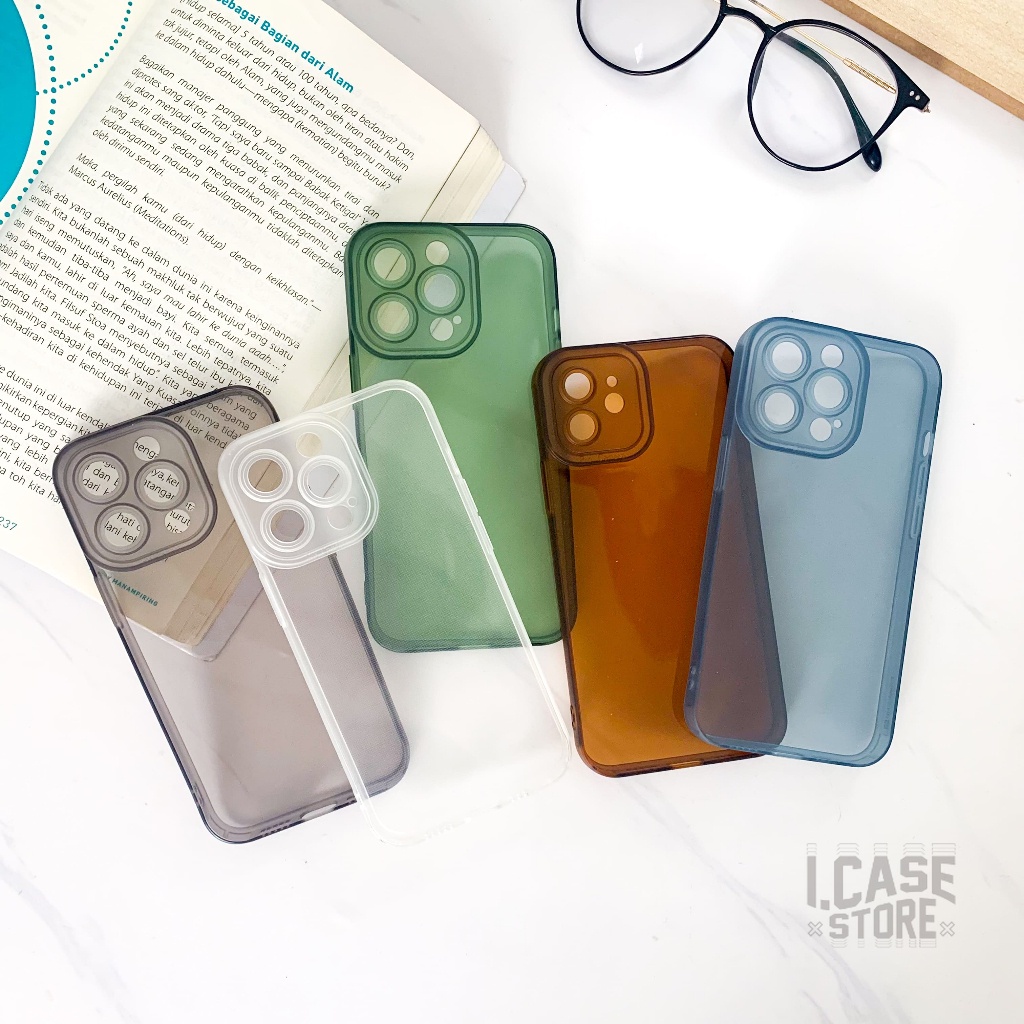 Jual i.case_store TRANSPARENT DOUBLE PRO CAMERA CASE IPHONE WITH DOUBLE ...