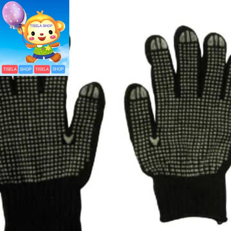 Jual SARUNG TANGAN KRISBOW SAFETY HAND GLOVE HITAM AMAN 227571 | Shopee ...