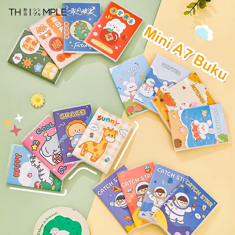 Jual Notebook Mini A7 Buku Kecil/Buku Catatan A7 64 Lembar/Buku Mini A7 ...