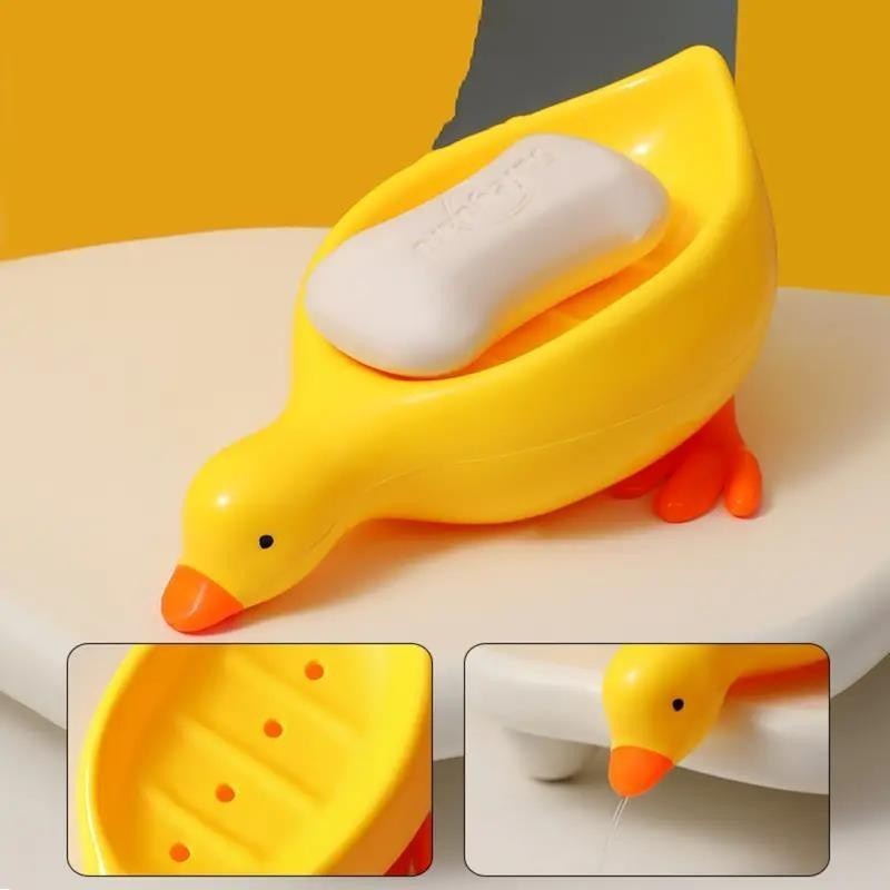 Jual D611 BEBEK 3D Tempat Sabun 3D BEBEK Duck Lucu Draining Soap Holder ...
