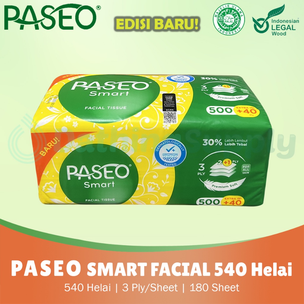 Jual Tissue Paseo Smart Facial 540 Helai 3 Ply - Edisi Baru Dari 250 Sheet | Shopee Indonesia