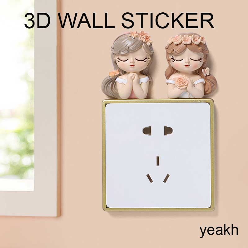 Jual 3D Frame Switch Sticker Stiker Pajangan Saklar Lampu Kartun Berdoa ...