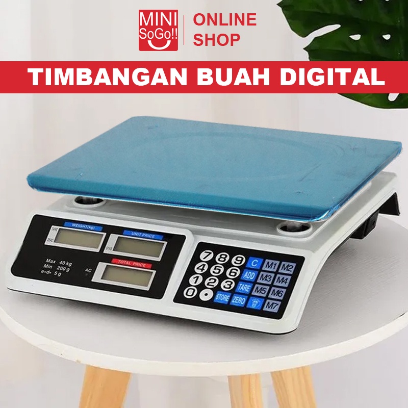 Jual Timbangan Digital 40 kg Doble Display / Timbangan Buah Laundry ...