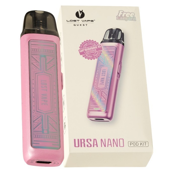 Jual Ursa Nano Pod Kit Upgrade 800Mah Holo Rose Pink Authentic By Lost ...