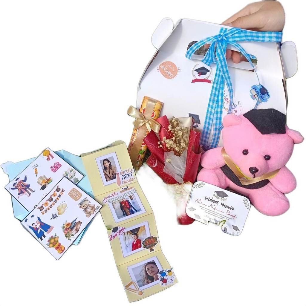 Jual Gift set / Hampers Box Cantik Murah untuk Wisuda dan Hadiah Ulang ...