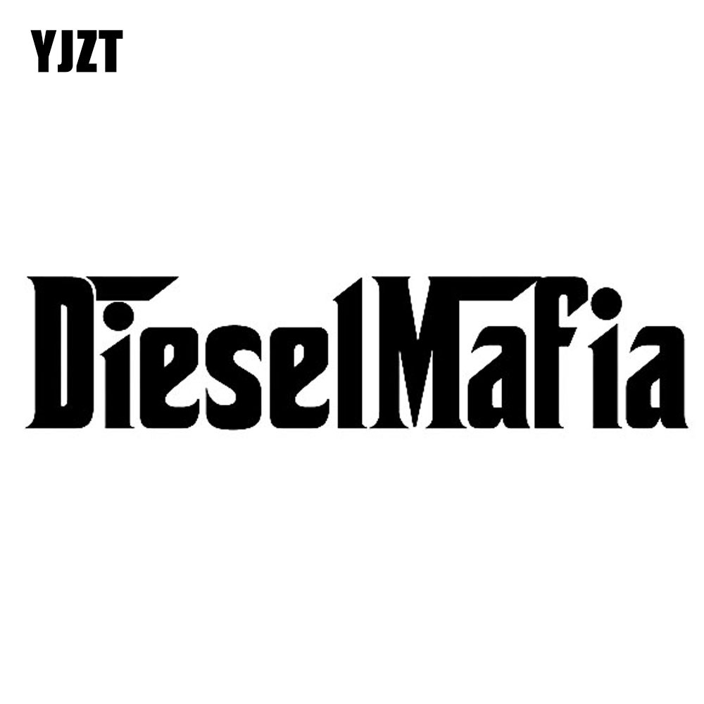 Jual YJZT 12.7CM*3CM Diesel Mafia Vinyl Car Stickers Decals Black ...