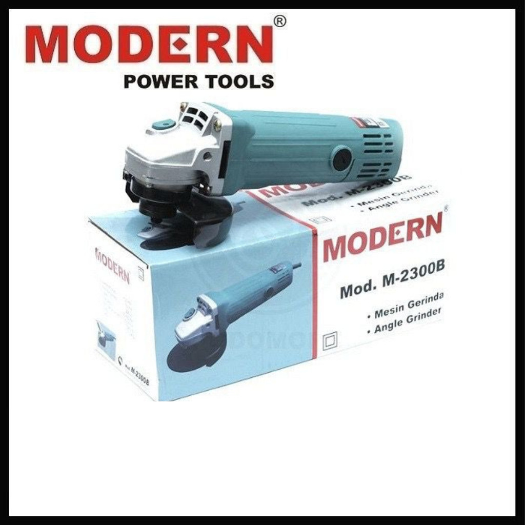 Jual MODERN M-2300 B Gerinda Tangan 4in 4inci 4 Inch Angle Disc Grinder ...