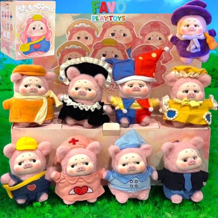 Jual BIG BEAUTIFUL Zhu Xiao Fan First Generation Upset Pig Series Vinyl ...