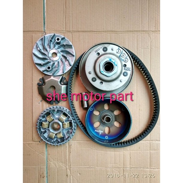 Jual poly puly puli roler selding cvt mangkok ganda kampas ganda kipas ...