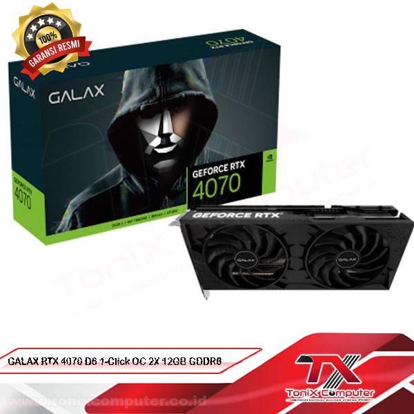Jual GALAX GeForce RTX 4070 D6 1-Click OC 2X 12GB GDDR6 | VGA Gaming RTX 4070 | Shopee Indonesia