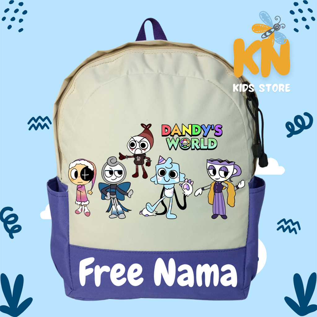 Jual KN TAS ANAK DANDYS WORLD ROBLOX RANSEL ANAK SEKOLAH TK SD FREE ...