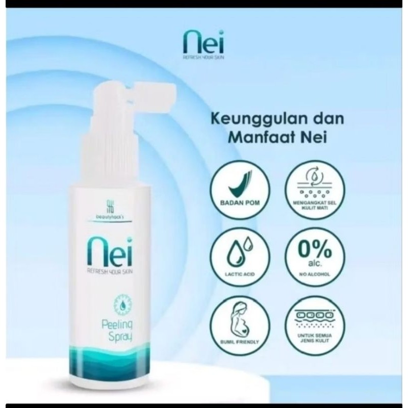 Jual Nei Peeling Spray Penghilang Daki Di tubuh 90ml Original | Shopee ...