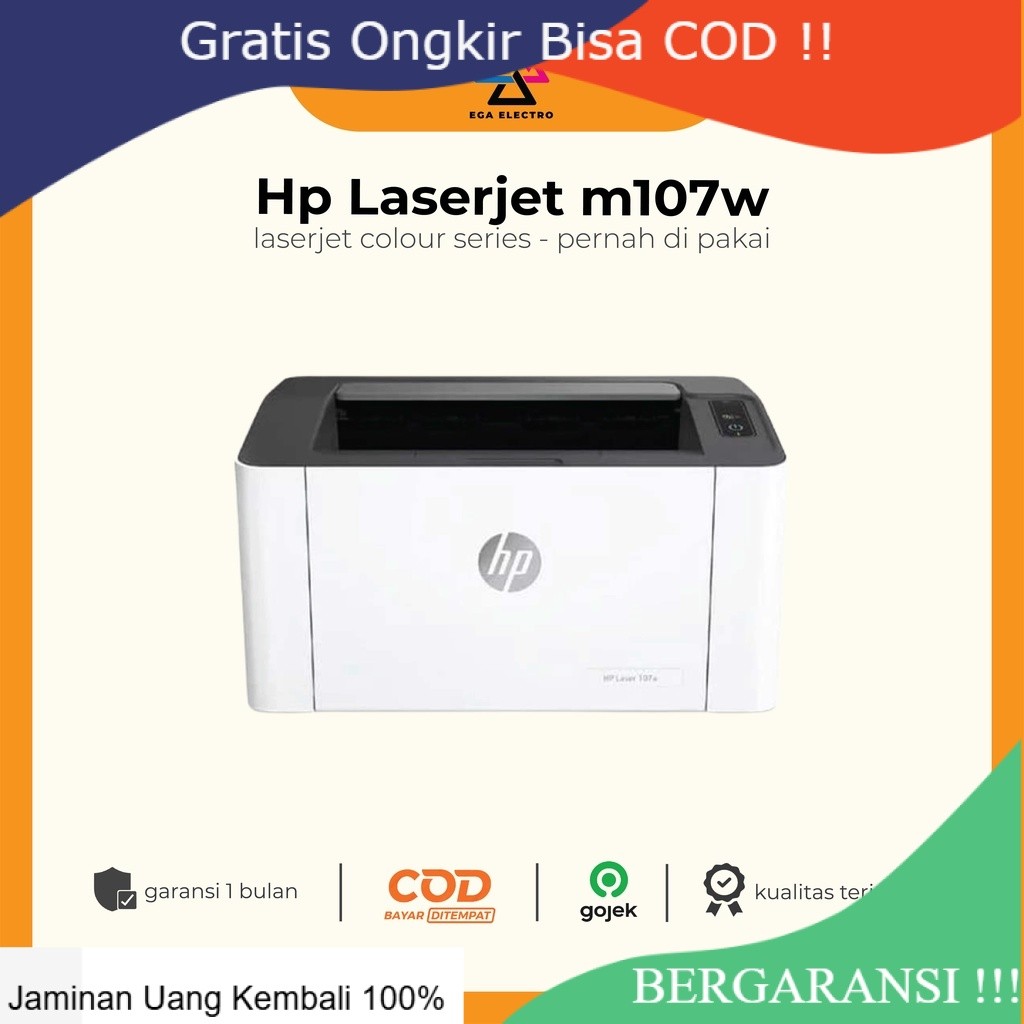 Jual PRINTER HP LASERJET M107W Printer Monochrome WIFI siap pakai ...