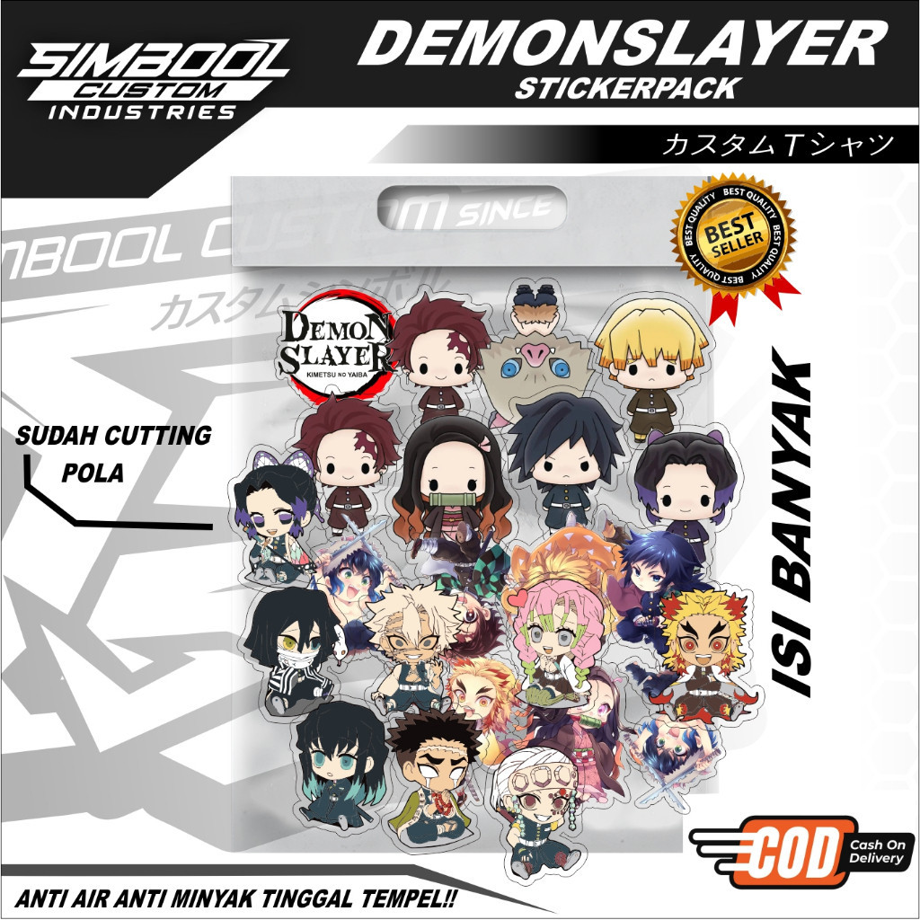 Jual STICKERPACK kimetsu no yaiba demon slayer sticker PACK ISI BANYAK ...