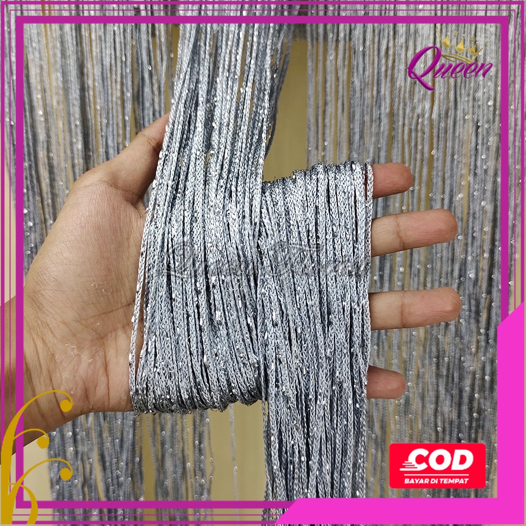 Jual Tirai Benang Glitter 1m x 2m Dekorasi Ruangan dan Dekorasi ...