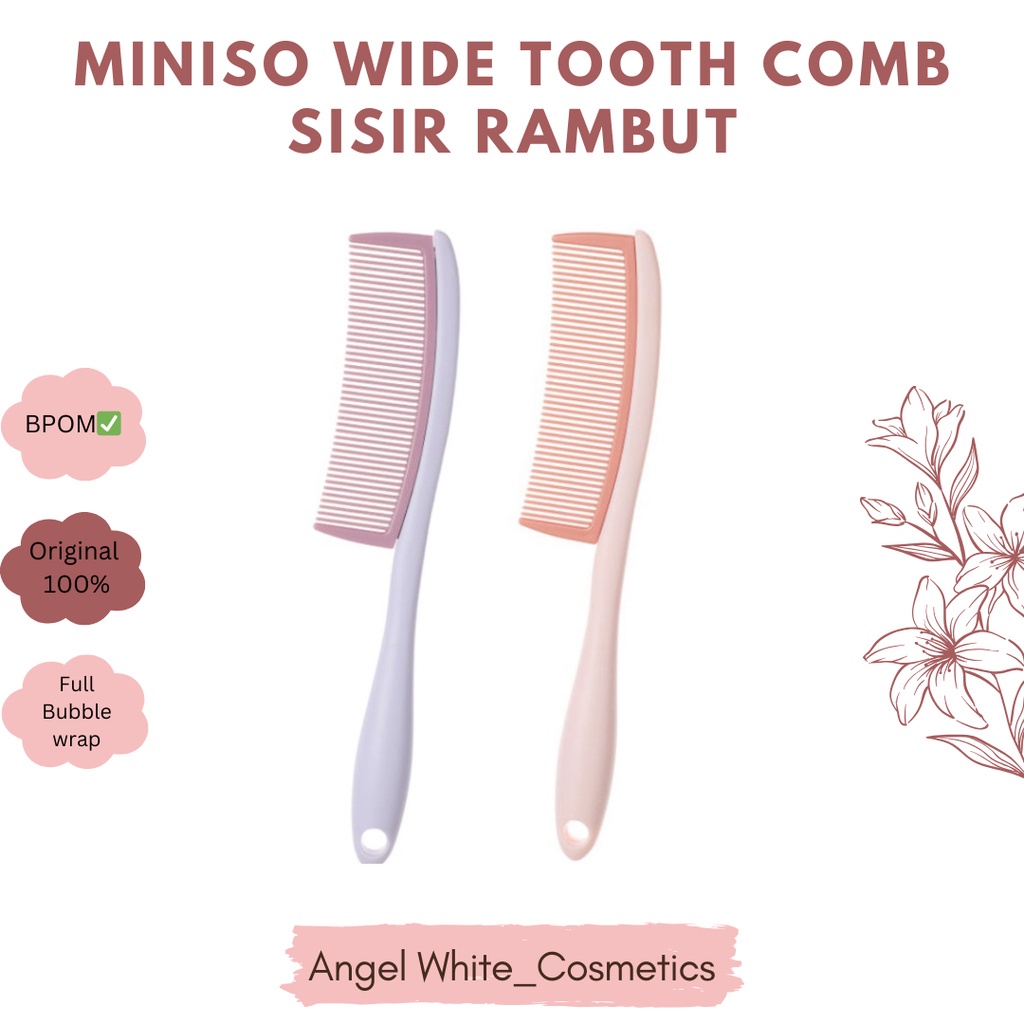Jual MINISO WIDE TOOTH COMB SISIR RAMBUT | Shopee Indonesia