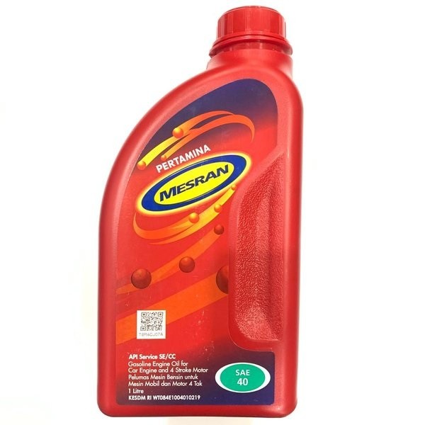Jual MESRAN OIL MOTOR OLI SAE40 1L SAE 40 OLI PERTAMINA ORIGINAL 1 ...
