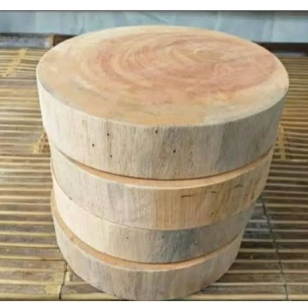 Jual Talenan Bulat Kayu Asem 30 - 35 cm Murah | Shopee Indonesia