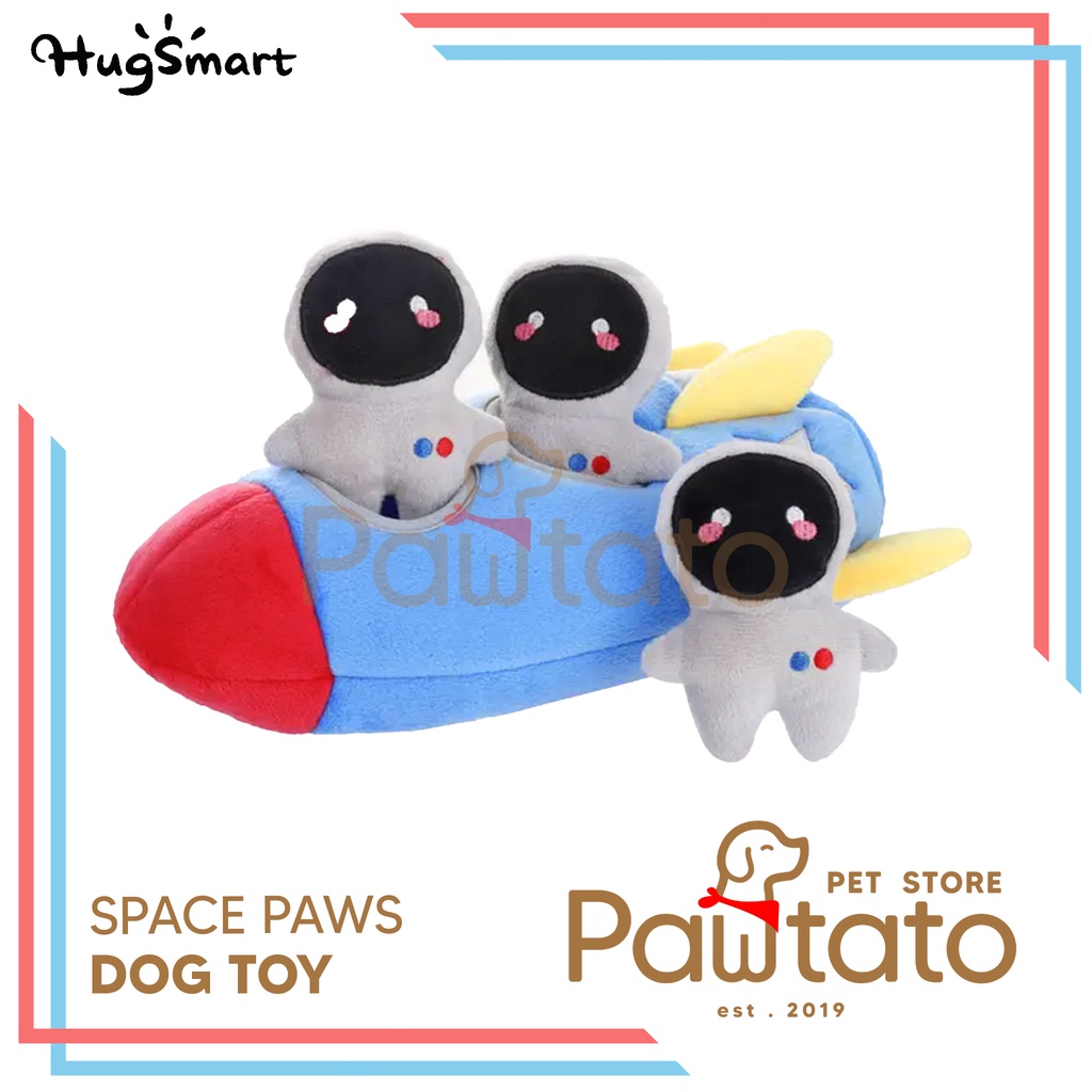 Jual Mainan Anjing Hugsmart Rocket Space Paws Puppy Dog Plush Toy ...
