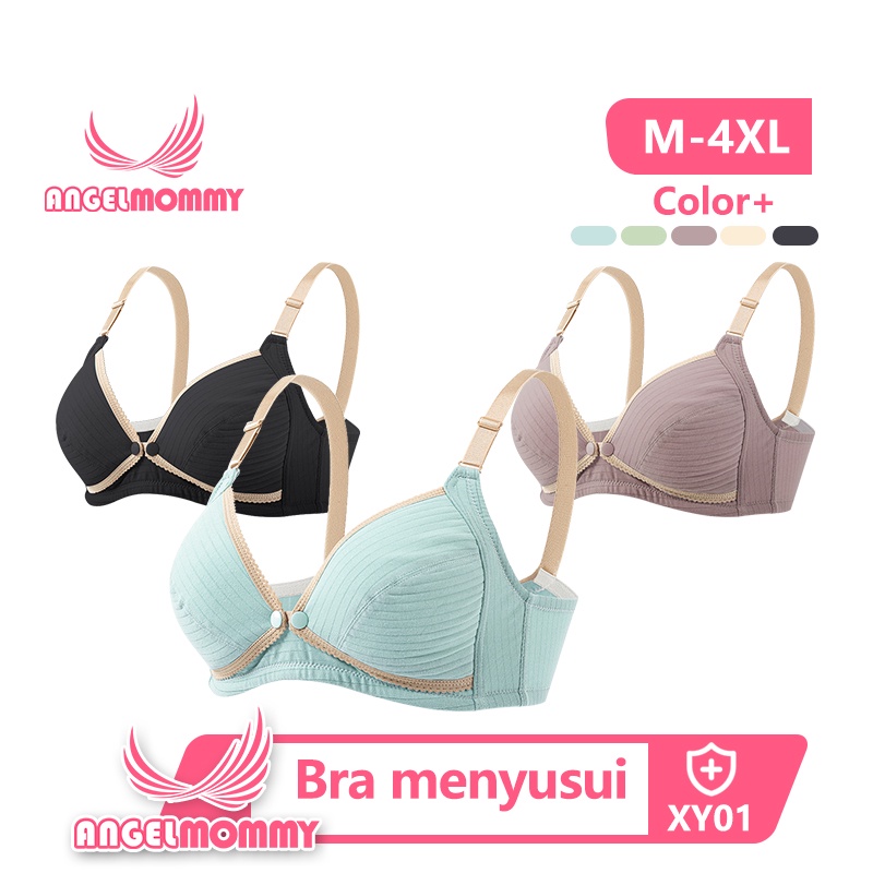 Jual ANGEL MOMMY Bh Menyusui Katun Tanpa Kawat Murah Bra Menyusui ...