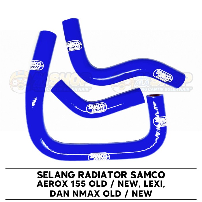 Jual SELANG RADIATOR SAMCO SPORT YAMAHA AEROX N MAX BLUE | Shopee Indonesia