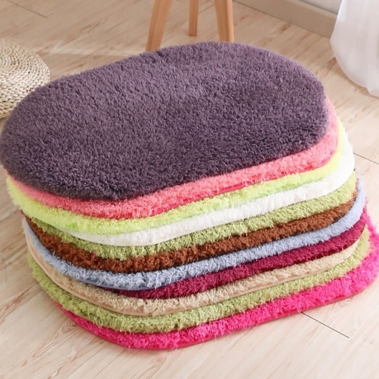 Jual HOUSE&HOME Keset Kaki Bulu Bentuk Bulat Lonjong Anti Slip Karpet ...