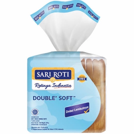 Jual SARI ROTI Tawar Double Soft 360gr Roti Lembut & Lebih Beraroma ...