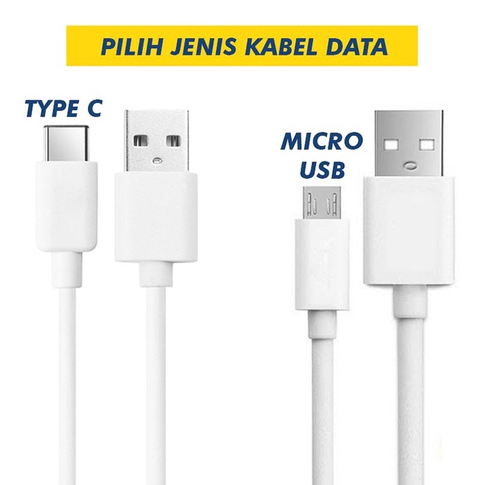 Jual Kabel Data Fast Charging Cas Casan Type C Micro USB Charger HP ...