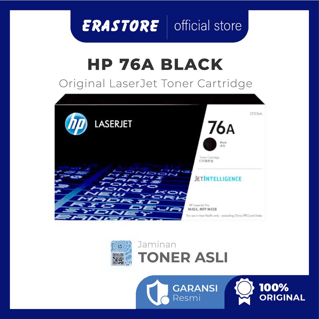 Jual HP 76A BLACK ORIGINAL LASERJET TONER CARTRIDGE | Shopee Indonesia