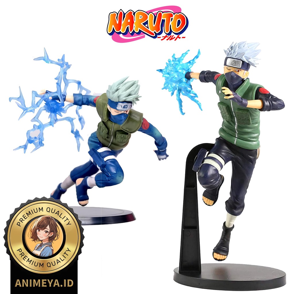 Jual NO BOX ACTION FIGURE NARUTO KAKASHI HATAKE RAIKIRI JONIN SHARINGAN ...