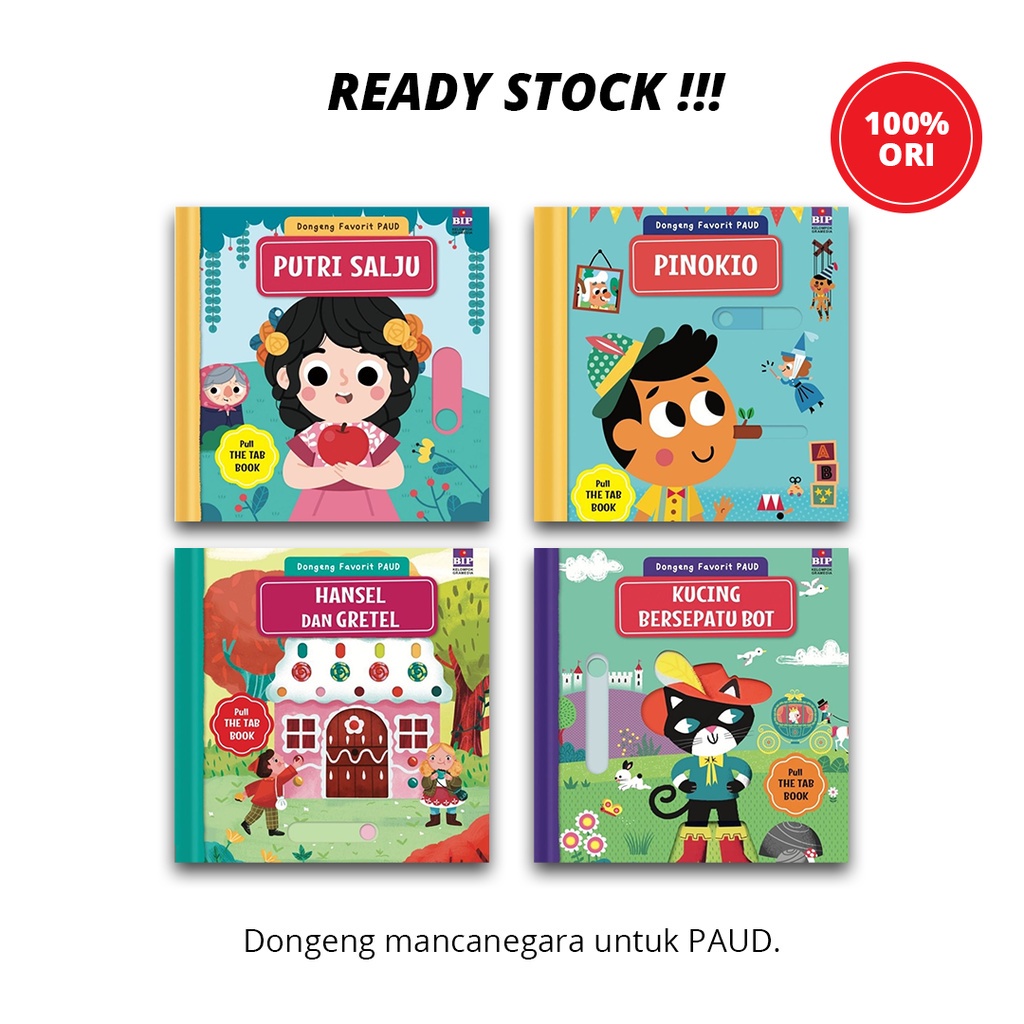 Jual BUKU DONGENG PAUD: Pinokio/Kucing Bersepatu Boat/Putri Salju ...