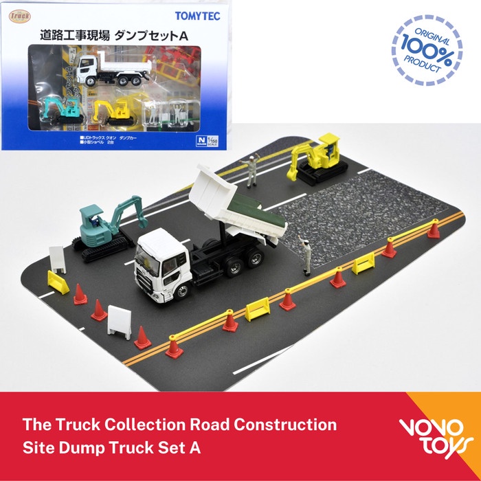 Jual Tomytec 1/150 The Truck Collection Road Construction Dump Truck ...