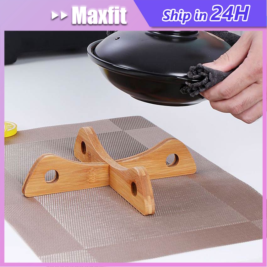 Jual Tatakan Dudukan Panci Piring Mangkok Kayu Anti Panas Pan Stand ...