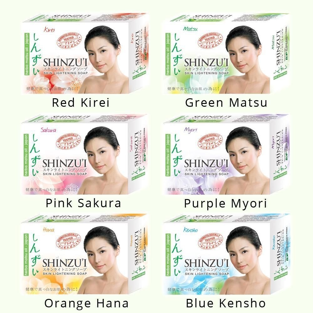 Jual SHINZUI SABUN BATANG 80gr SKIN LIGHTENING BAR SOAP RED KIREI GREEN ...